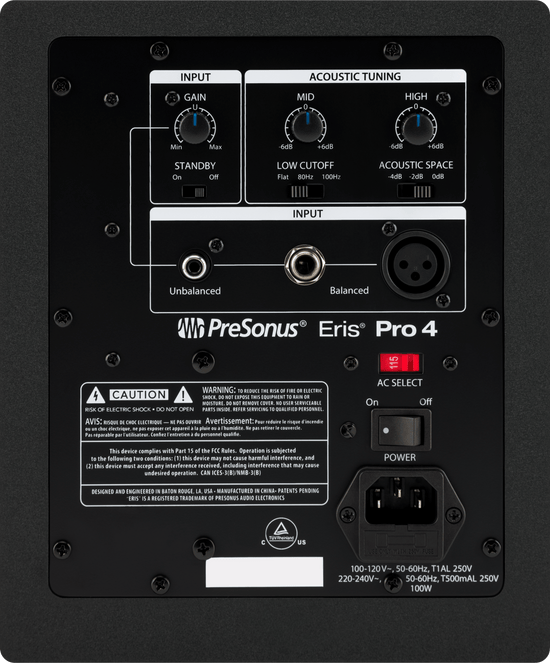 Eris® Pro 4 (Single) – PreSonus