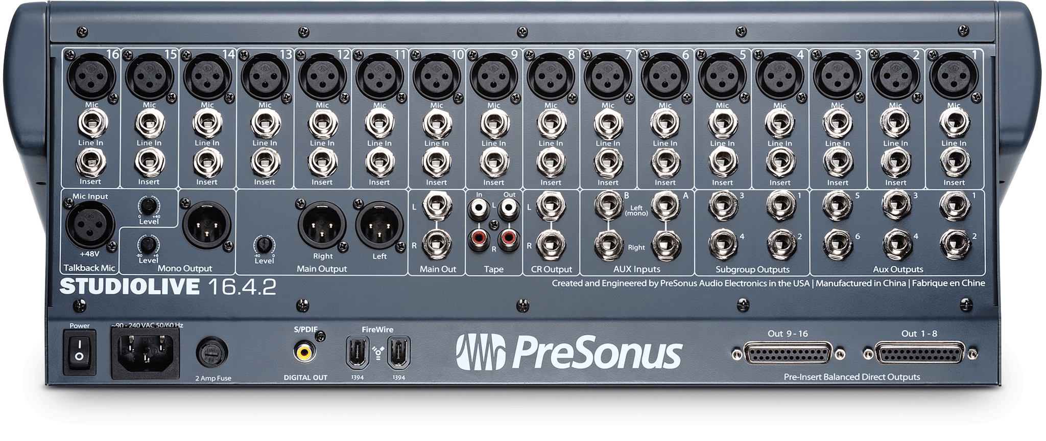 StudioLive® 16.4.2 – PreSonus
